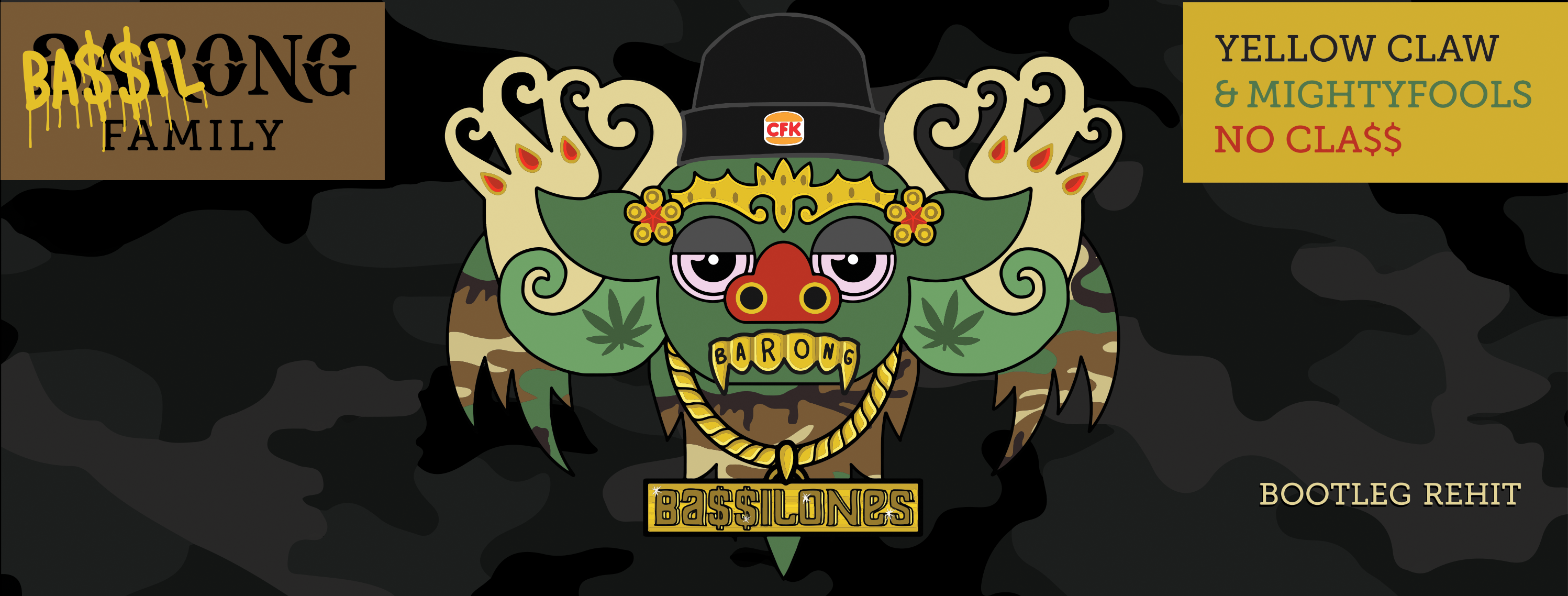 Yellow Claw And Mightyfools Got "No Class" In This Bassilones Bootleg