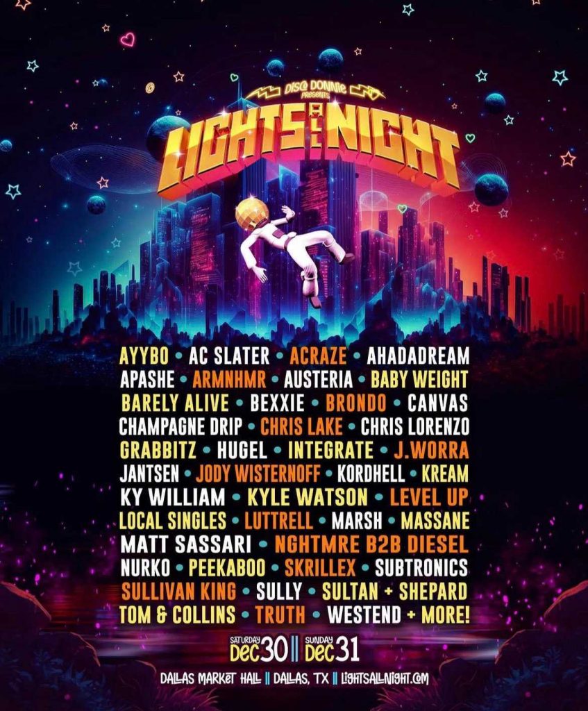 Lights All Night Unveils Colossal Lineup For 2023 | ThisSongSlaps.com